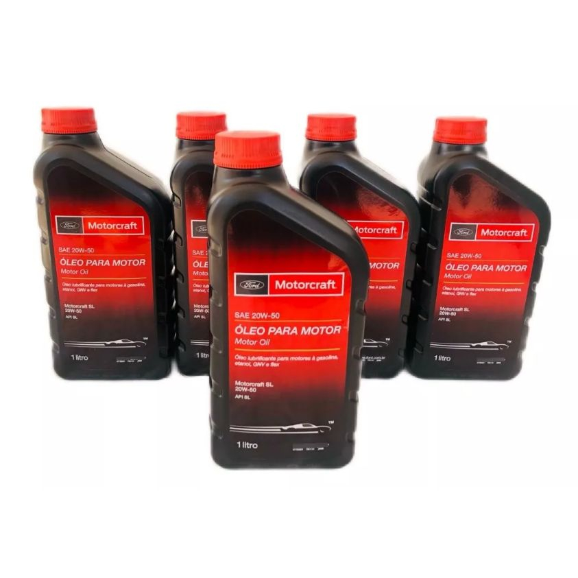 Oleo Motor 20w50 Motorcraft Mineral Api Sl Ford - 4 (quatro) litros ...
