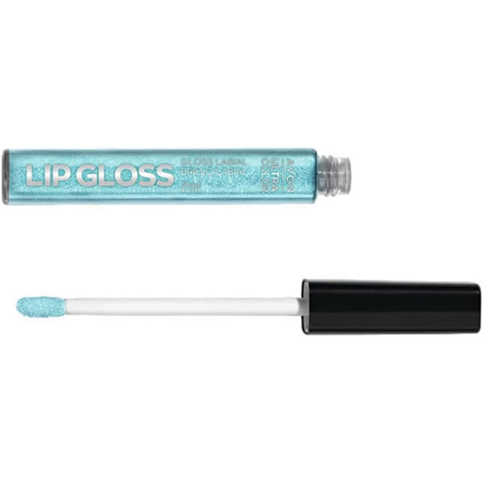 Avon Brilho Azul Ultra Color Gloss Labial Brilho Holo Shine 7ml ...