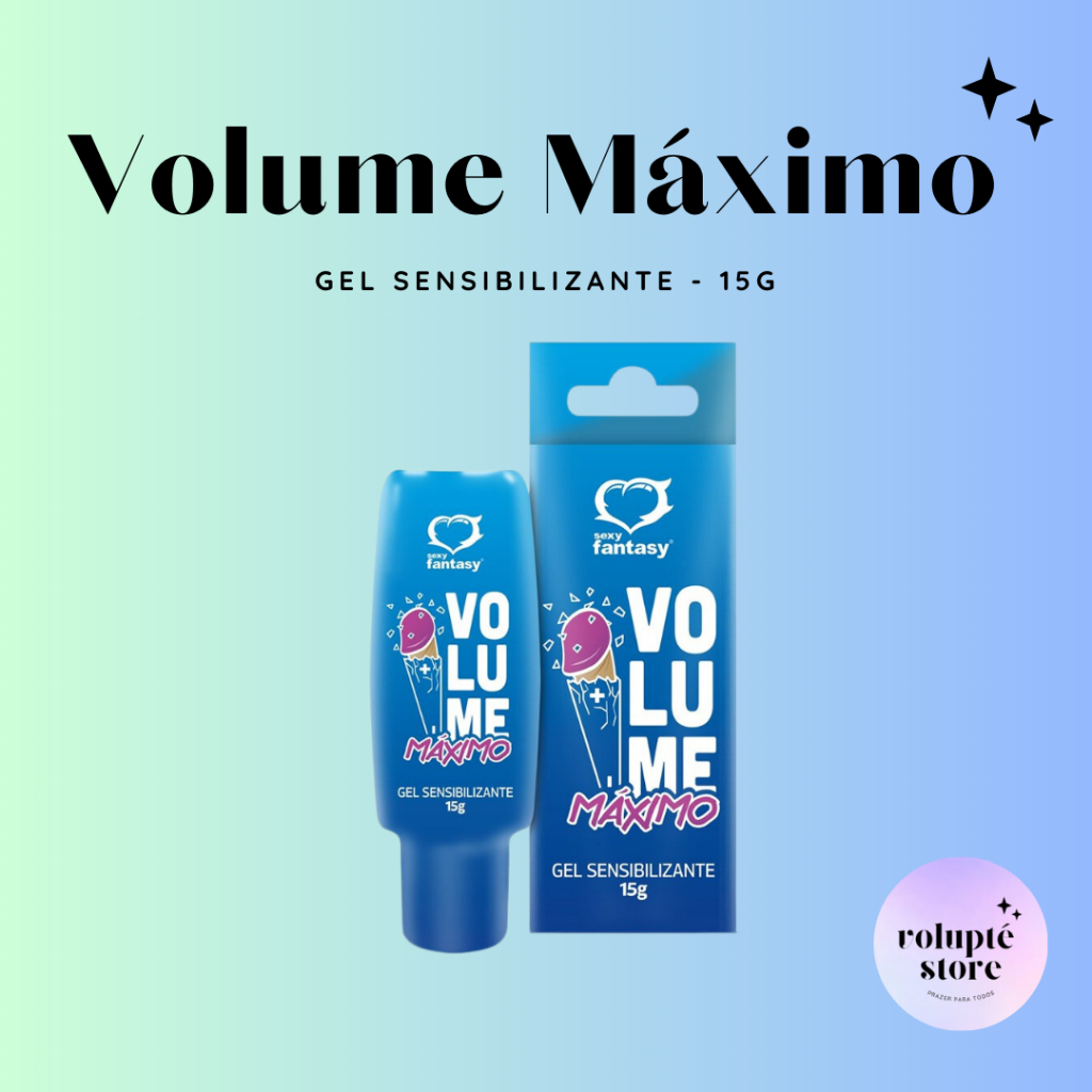 Gel Sensibilizante Volume Máximo 15g | Shopee Brasil
