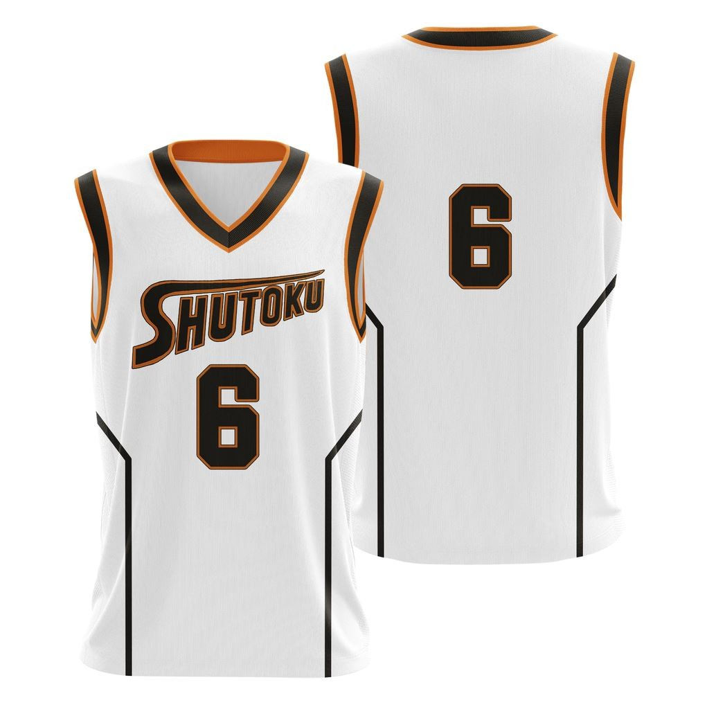 Camiseta Regata Uniforme Shutoku White Anime Kuroko no Basket | Shopee ...