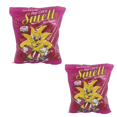 pipoca doce açucarada pacote com 10 | Shopee Brasil