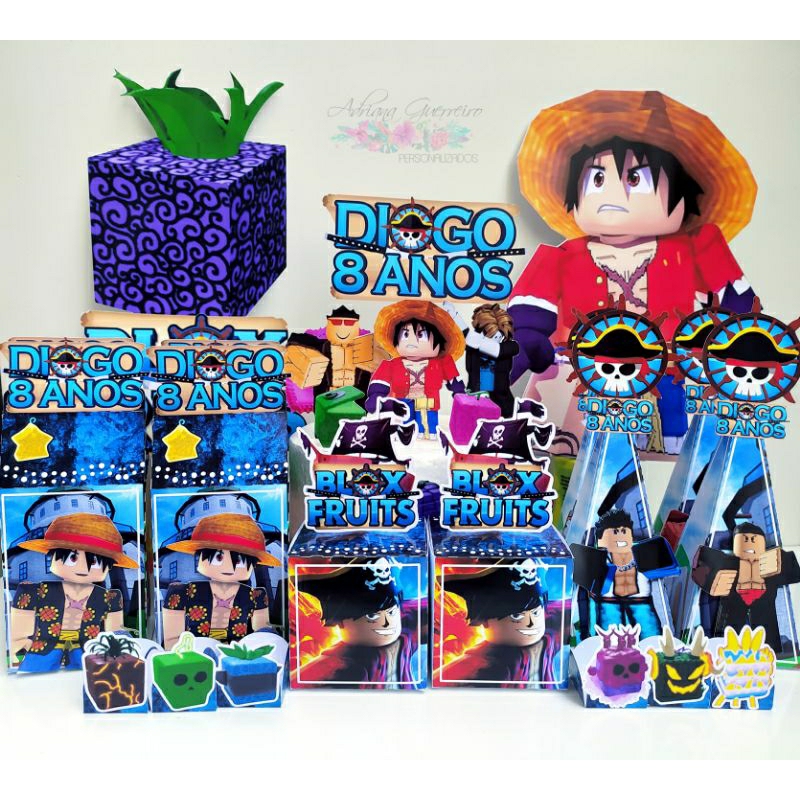 Kit Festa Blox Fruits Roblox Shopee Brasil