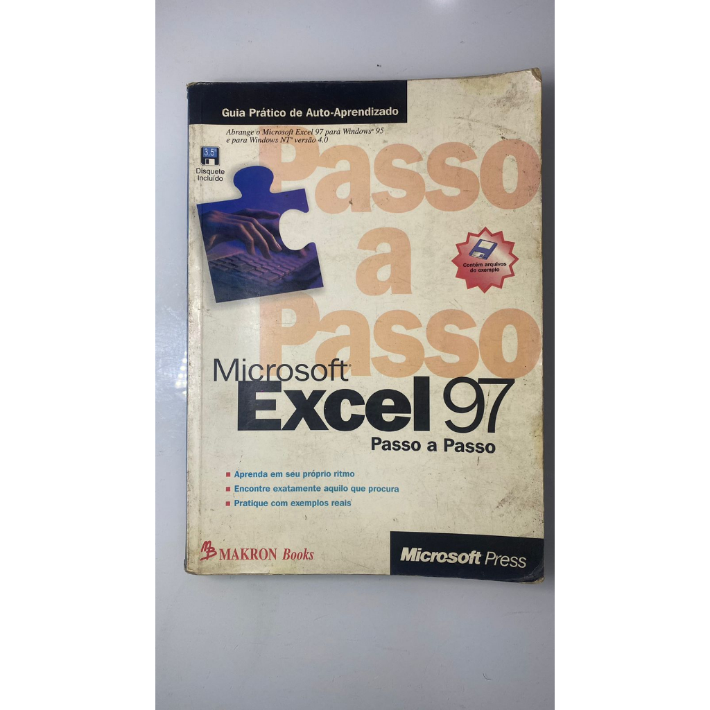 livro microsoft excel 97 passo a passo | Shopee Brasil