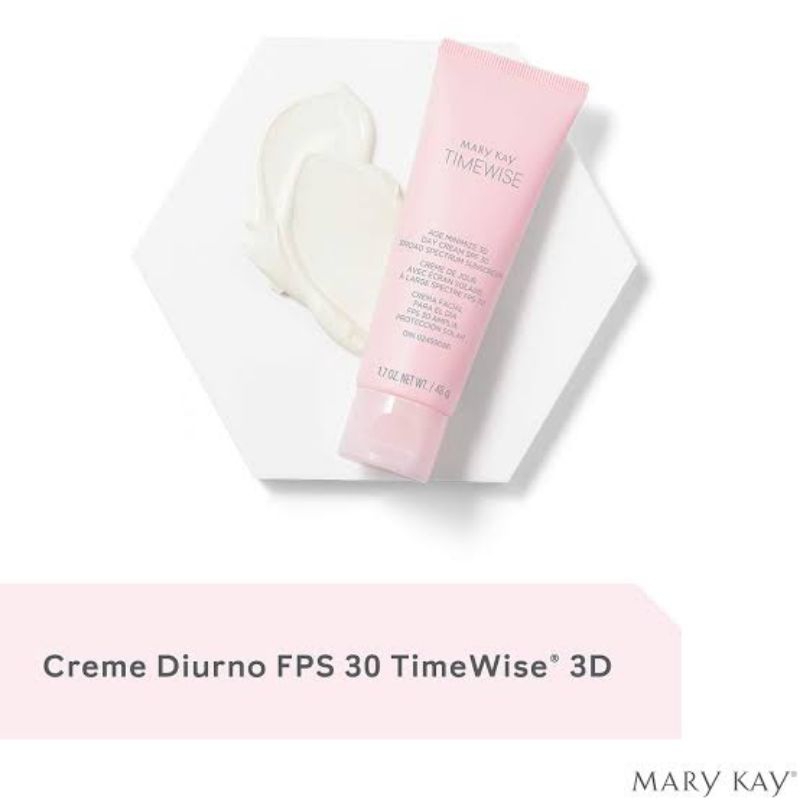 CREME DIURNO COM FPS 30 TIMEWISE 3D,48g MARY KAY | Shopee Brasil