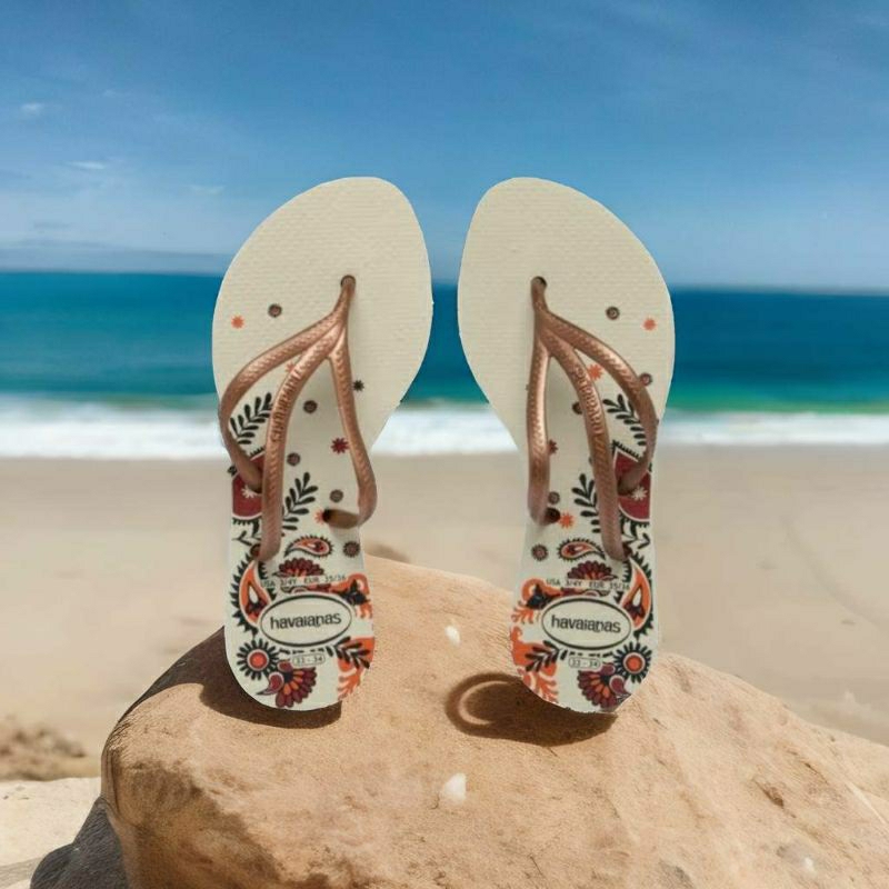 Havaianas Feminino Tria Print Chinelo Original | Shopee Brasil