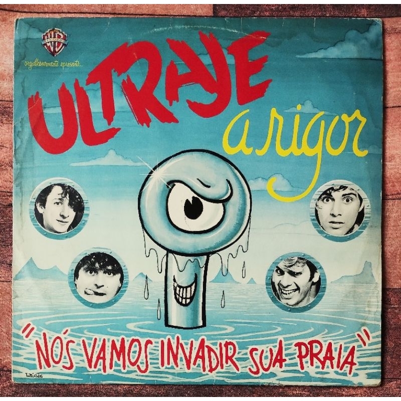 Lp Ultraje A Rigor Nos Invadir A Sua Praia C/Encarte | Shopee Brasil