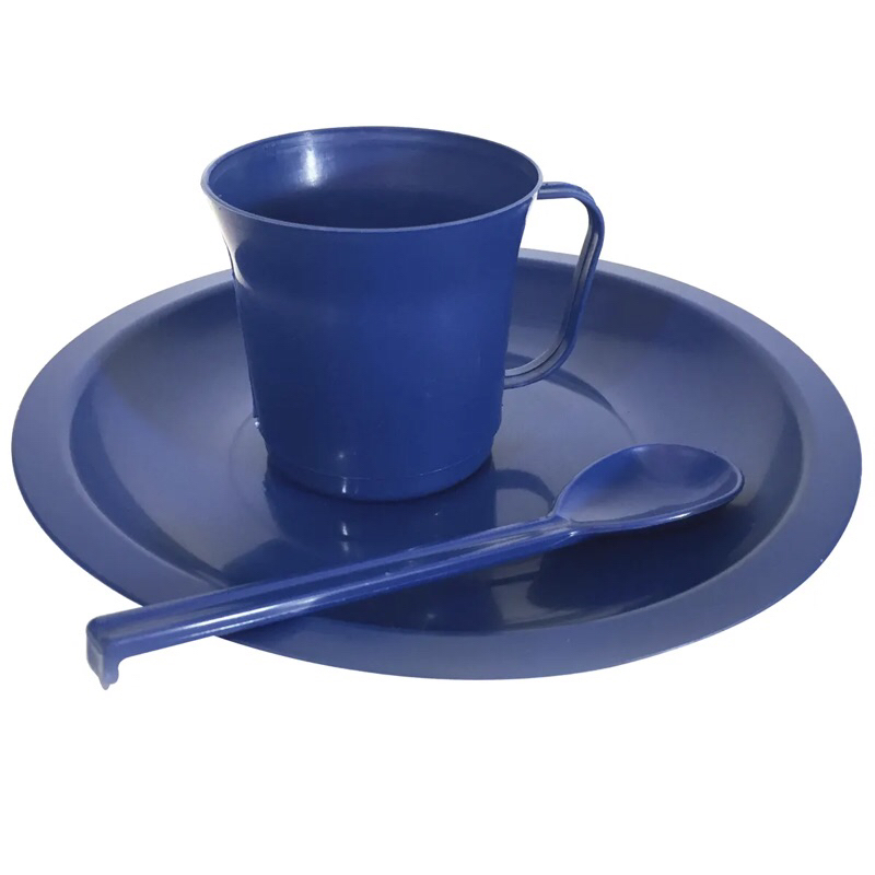 Kit Conjunto Infantil Merenda Escolar Prato Caneca Colher - 3 x1 ...