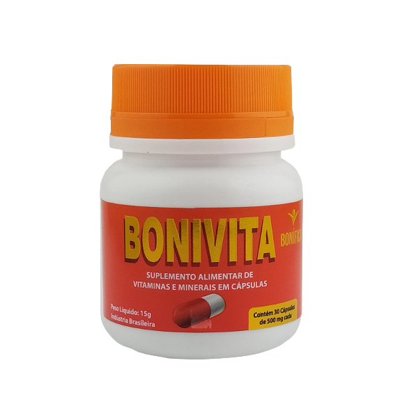 Bonivita 1 pote - 30 cápsulas Suplemento Alimentar Saúde Natural ...