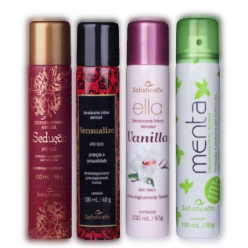 Desodorante Intimo Jato Seco Sofisticatto 100ml | Shopee Brasil