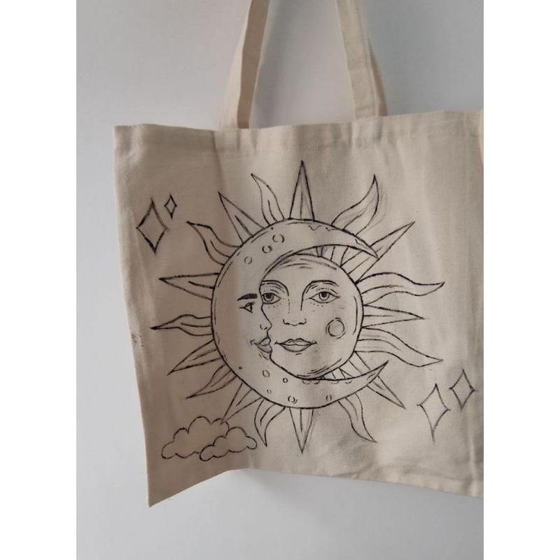 ECOBAG SOL E LUA | Shopee Brasil