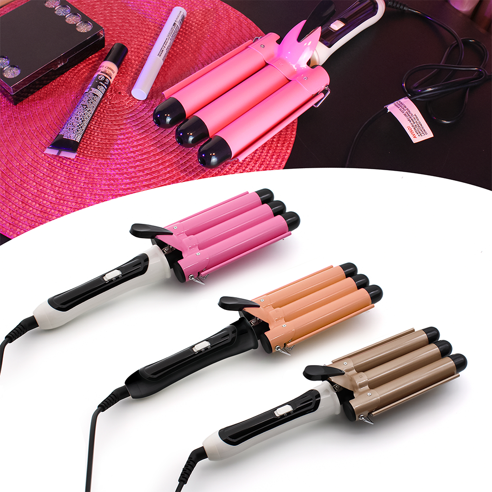 Modelador De Cachos Ondulador Triondas Bivolt By-707c | Shopee Brasil