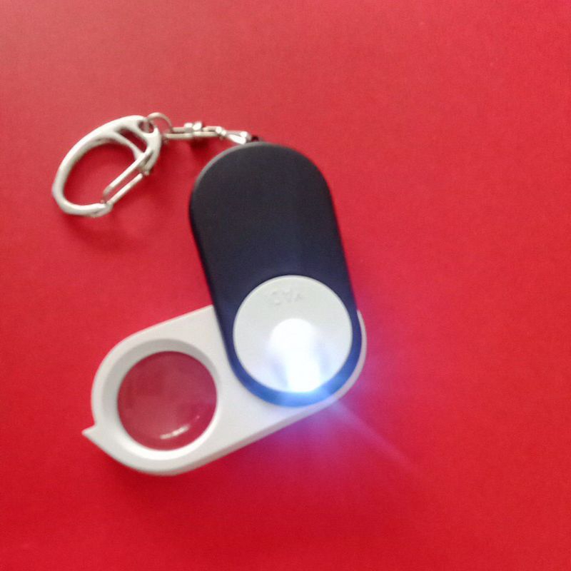 lupa de bolso chaveiro | Shopee Brasil