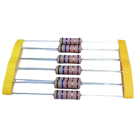 Resistor FIO * 5W * 56R ou 56 ohms (( lote com 10 pçs )) | Shopee Brasil