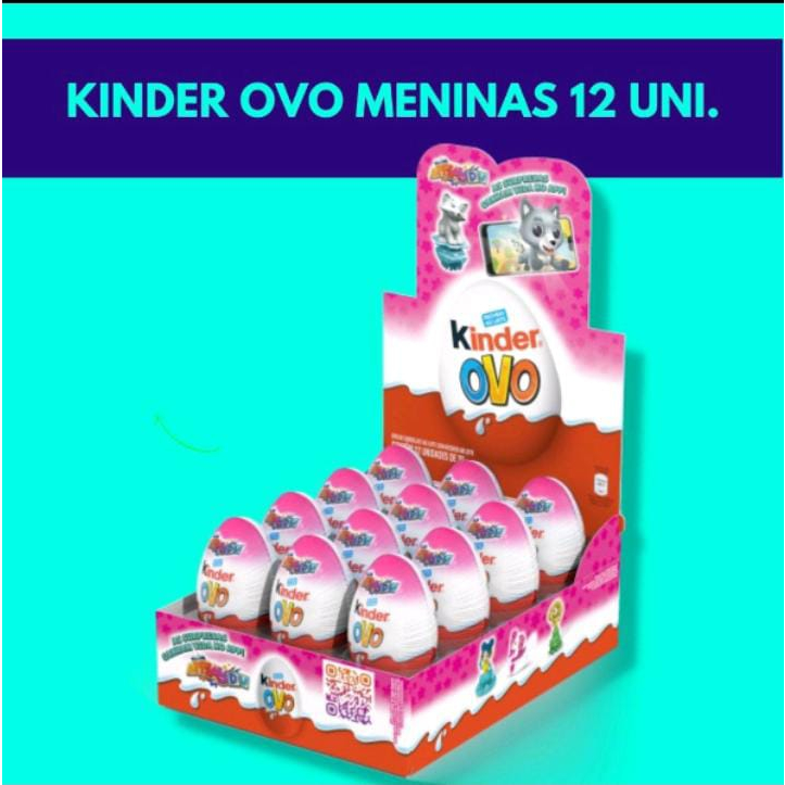 Kinder Ovo Minions/Meninos/Meninas 20g Kit Com 12 Unidades - | Shopee ...