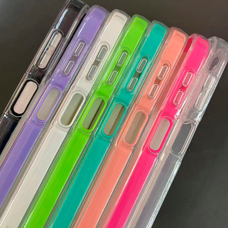 Capa Case Transparente 3 em 1 GALAXY A24/A34/A14/A54/M14 Capinha Protetora Silicone Aveludada ...