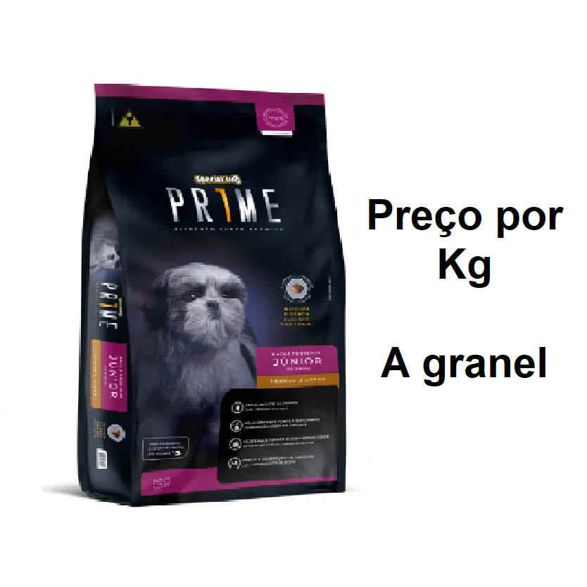 Special dog Prime Junior Raças Pequenas - a granel - 1kg | Shopee Brasil