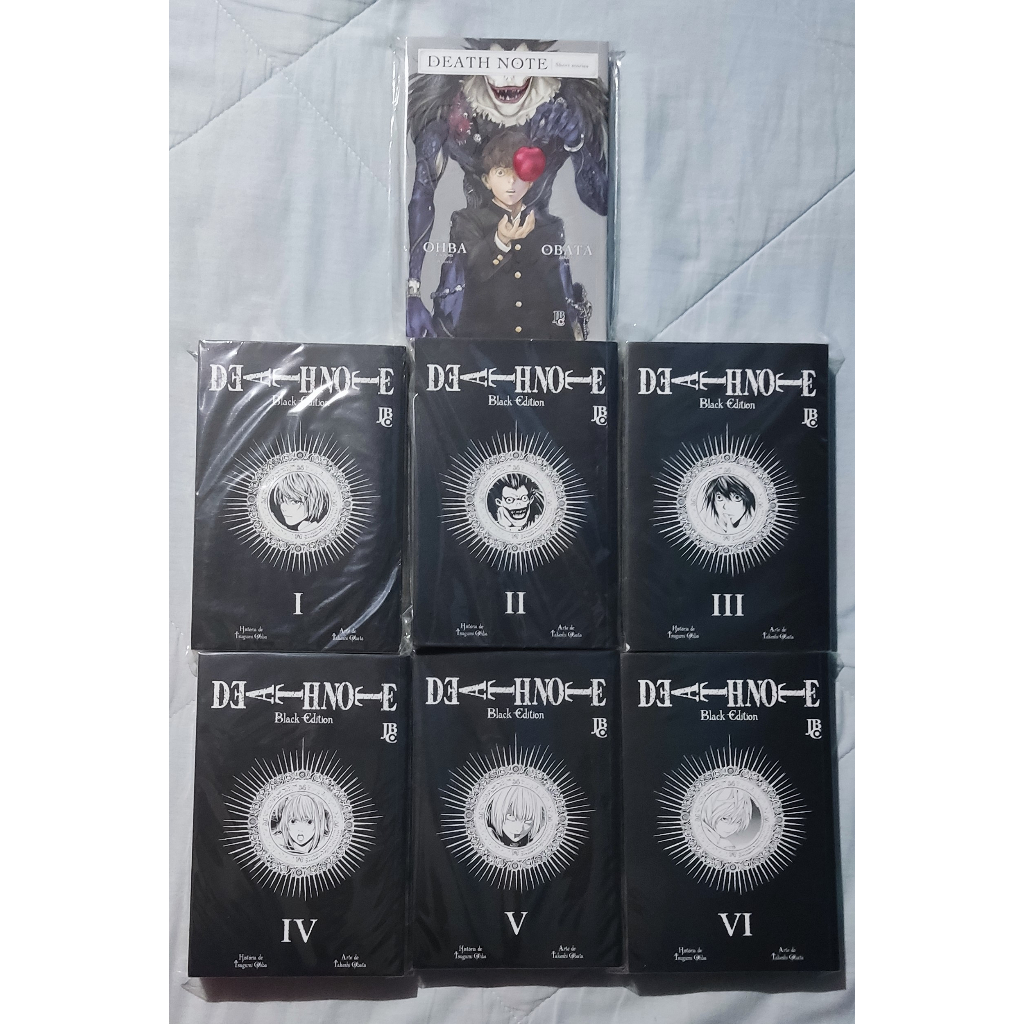 Mangá - Death Note Black Edition - Completo + Death Note Short Stories ...