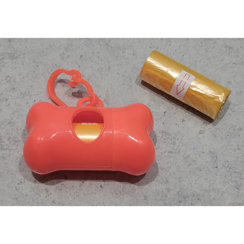 Kit Cata Caca Porta Saquinho Pet Coletor De Fezes 2 Refil Saco ...