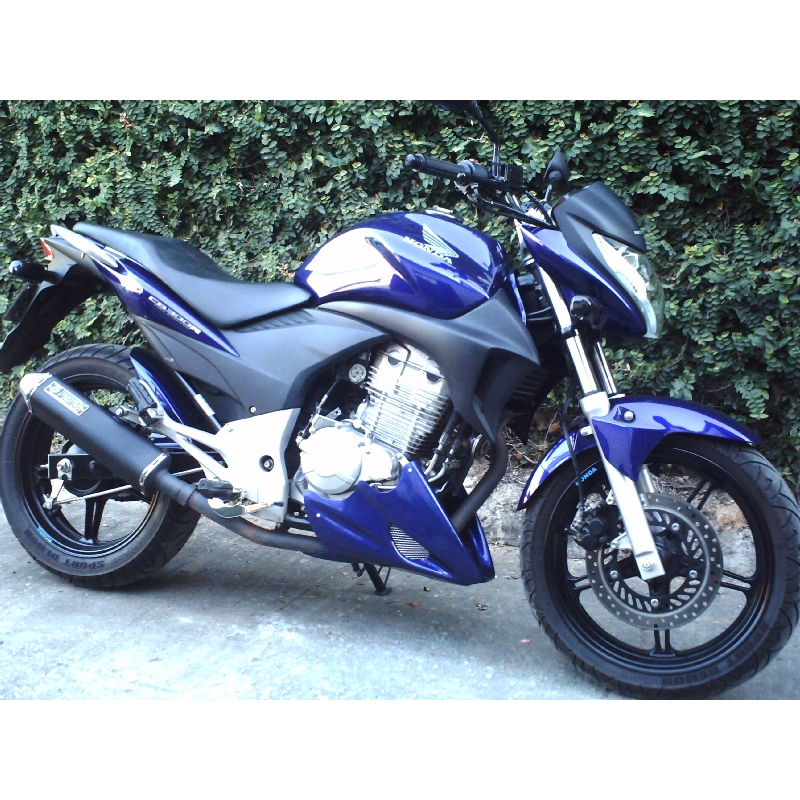 Spoiler bico de pato para CB300 e CBX 250 Twister, com pintura na cor ...