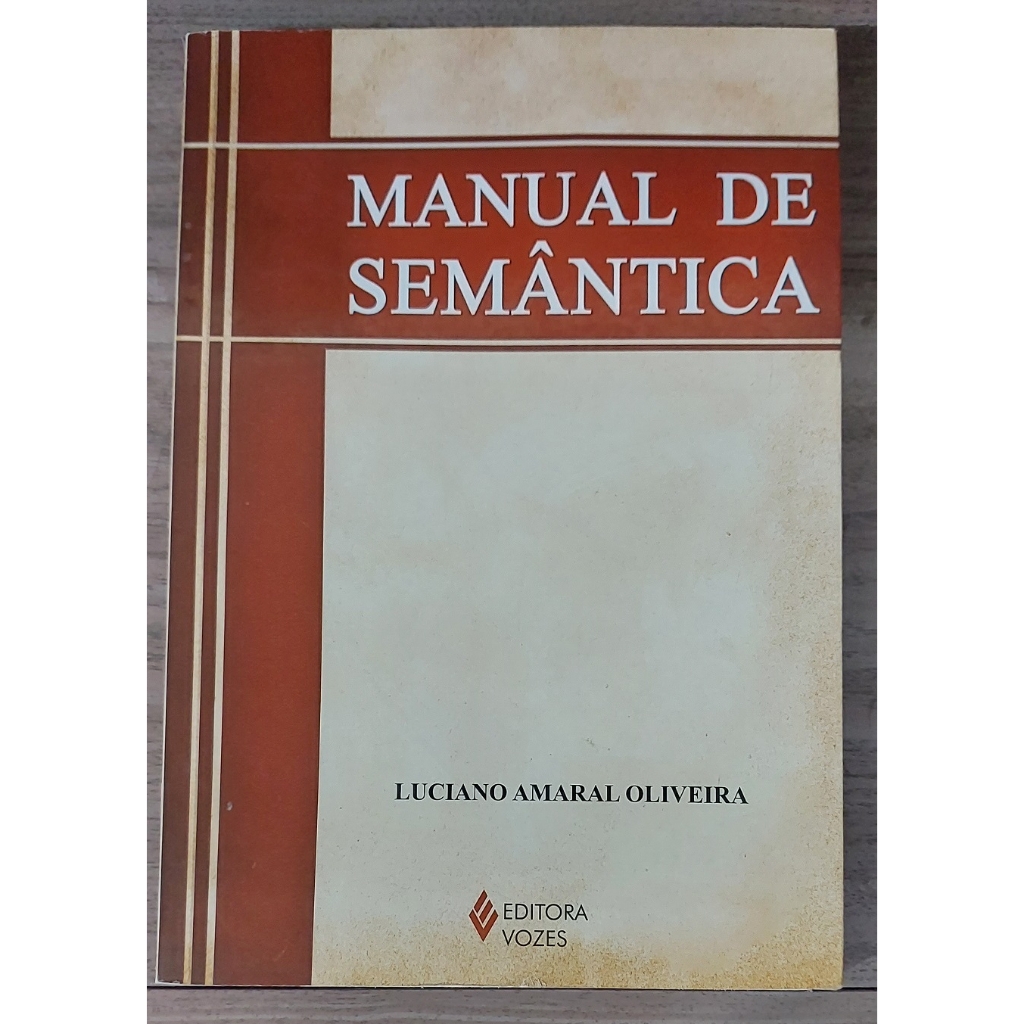 Livro Manual de Semântica | Shopee Brasil