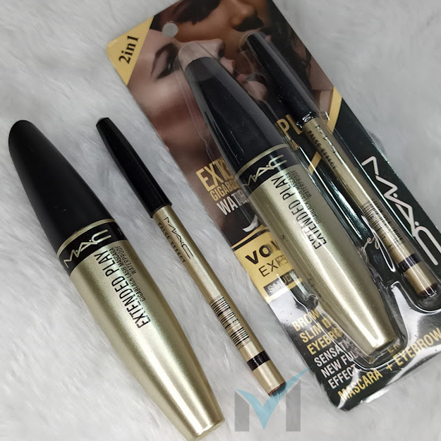 Mac Rímel Kit Máscara Cílios+Lápis Delineador Olhos+Sobrancelha ...