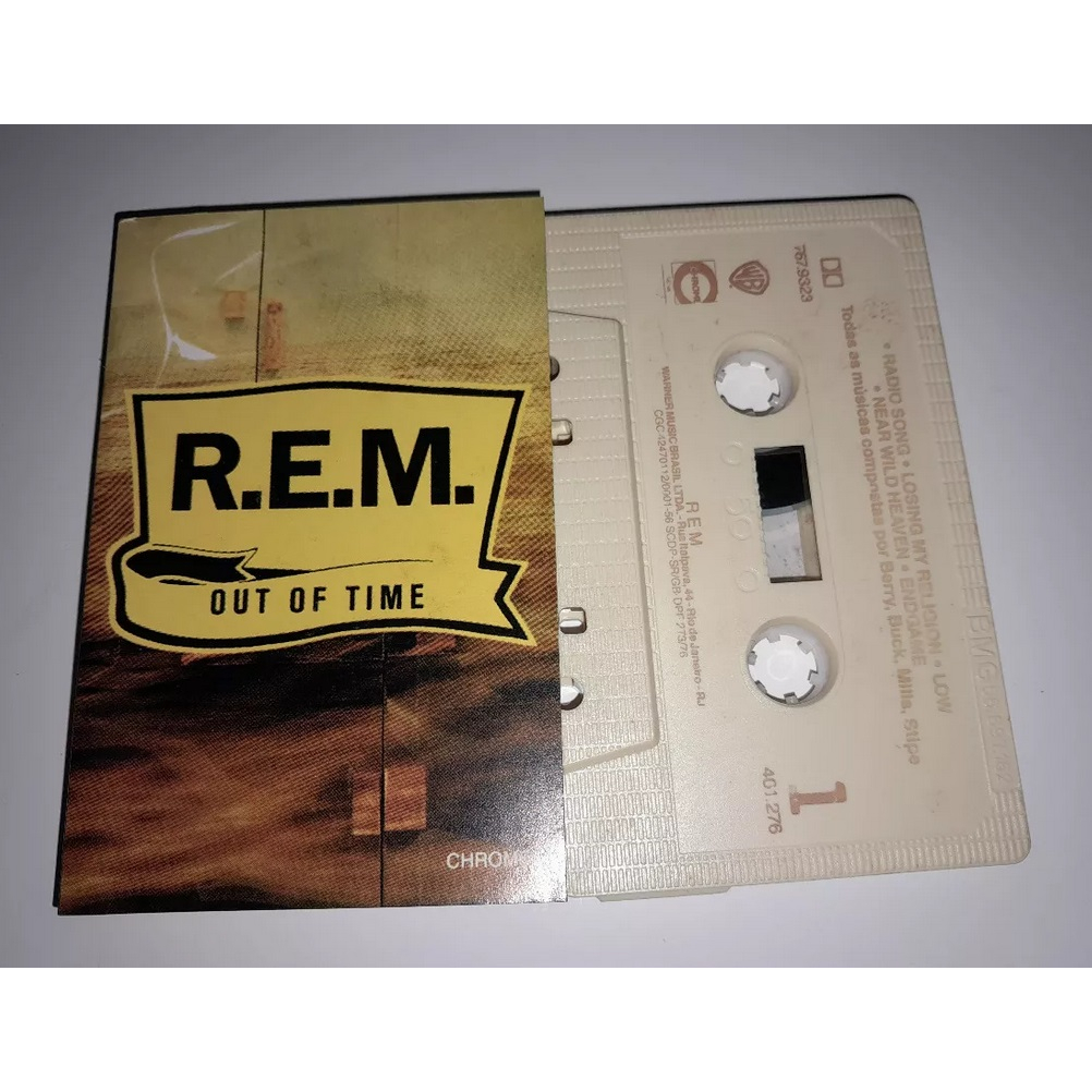 Fita K7 Rem Out Of Time Tape Fita Cassete Banda | Shopee Brasil