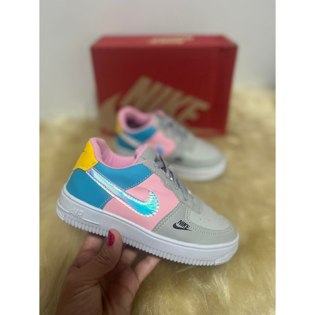 TÊNIS INFANTIL FEMININO COLORIDO | Shopee Brasil