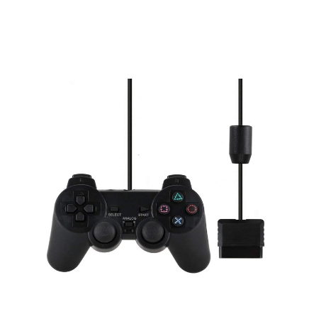 Controle Playstation 2 com Fio PS2 Led Joystick Video Game / DUAL SHOCK ...