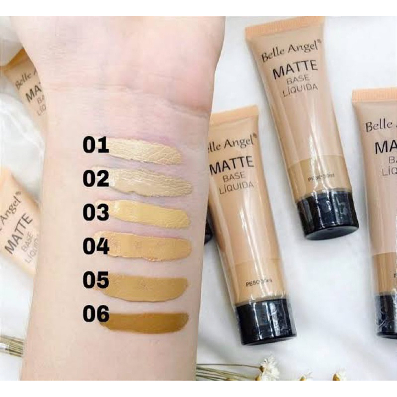 Base Belle Angel Matte e Alta Cobertura | Shopee Brasil