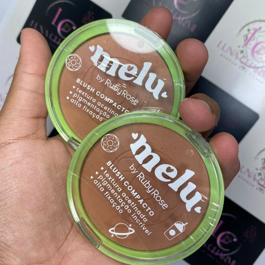 Blush Compacto Melu 10g by Ruby Rose | Shopee Brasil