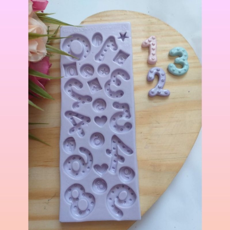 molde de silicone numeros decorados | Shopee Brasil