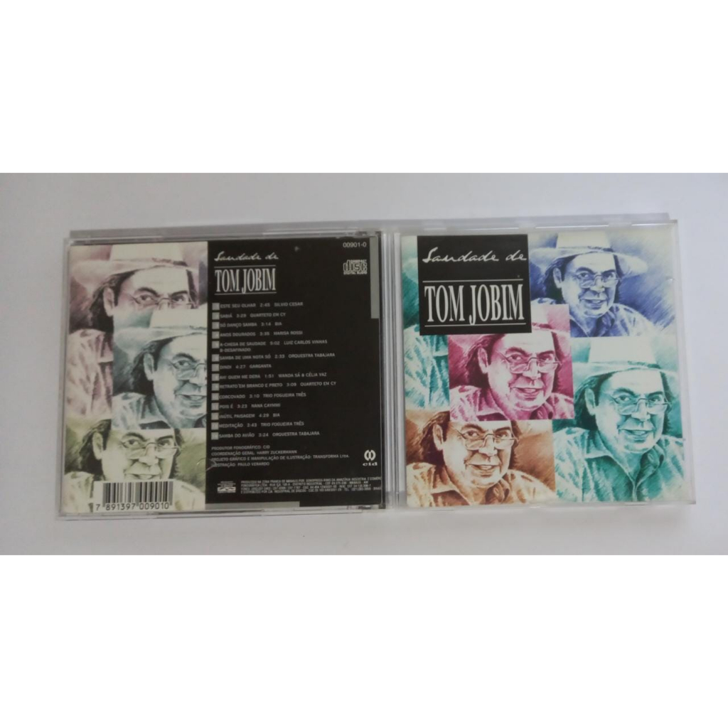 CD Saudade de Tom Jobim | Shopee Brasil