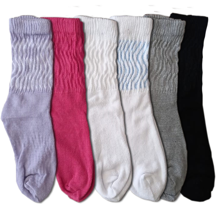 Meias Femininas Aeróbicas C/ 6 Pares 80% Algodão Coloridas Fitness ...