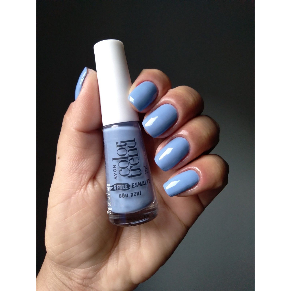 Esmalte Avon Color Trend Céu Azul 7Ml - AVON | Shopee Brasil