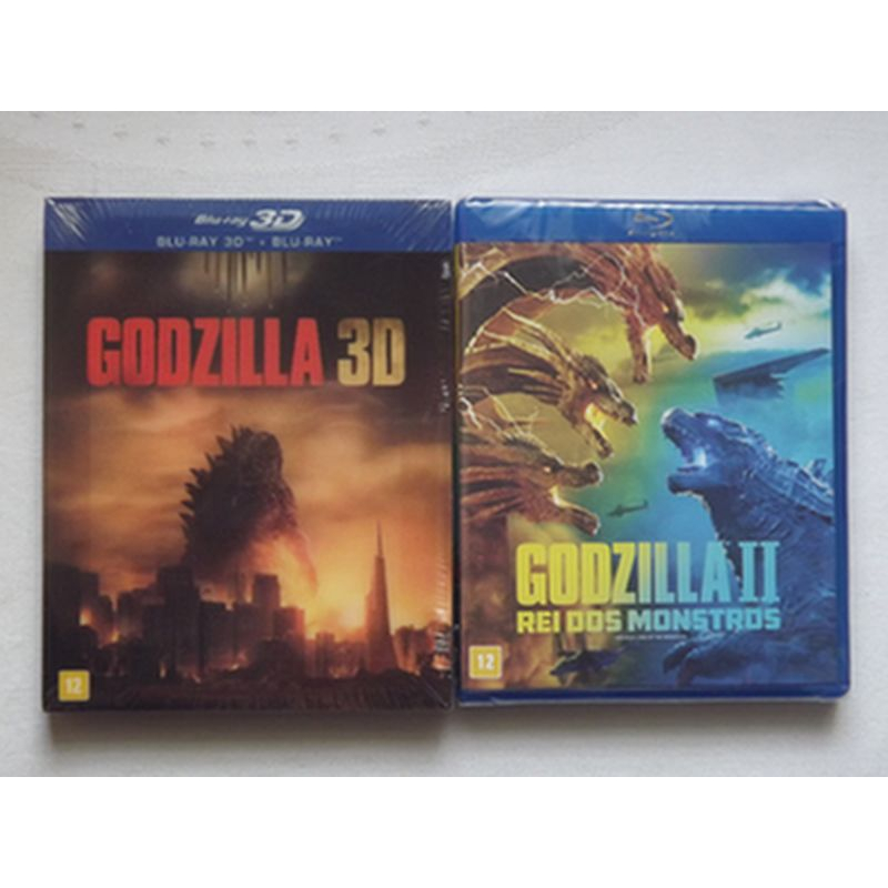 Blu-ray Godzilla 3D+2D E Godzilla 2 - Novos - Originais - Lacrados ...