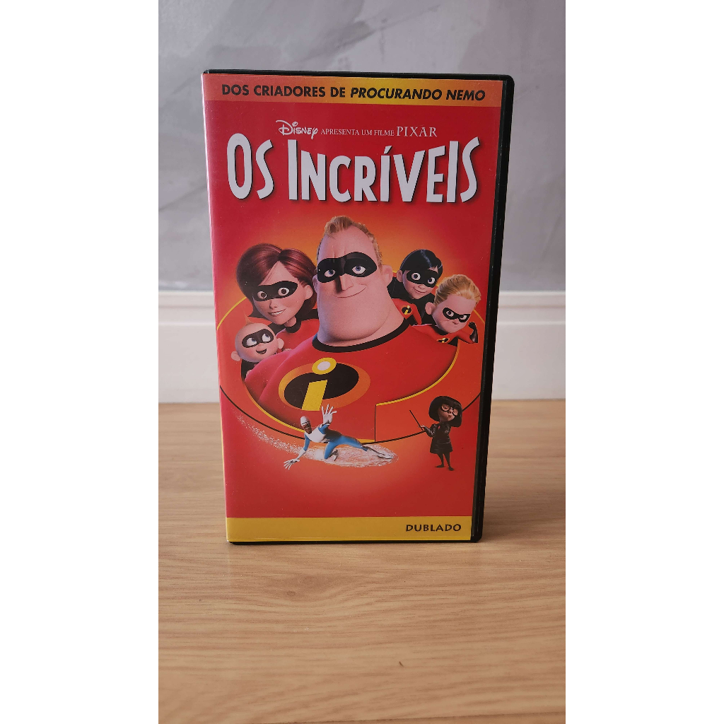 Fita Cassete VHS - Os Incríveis (USADO) | Shopee Brasil