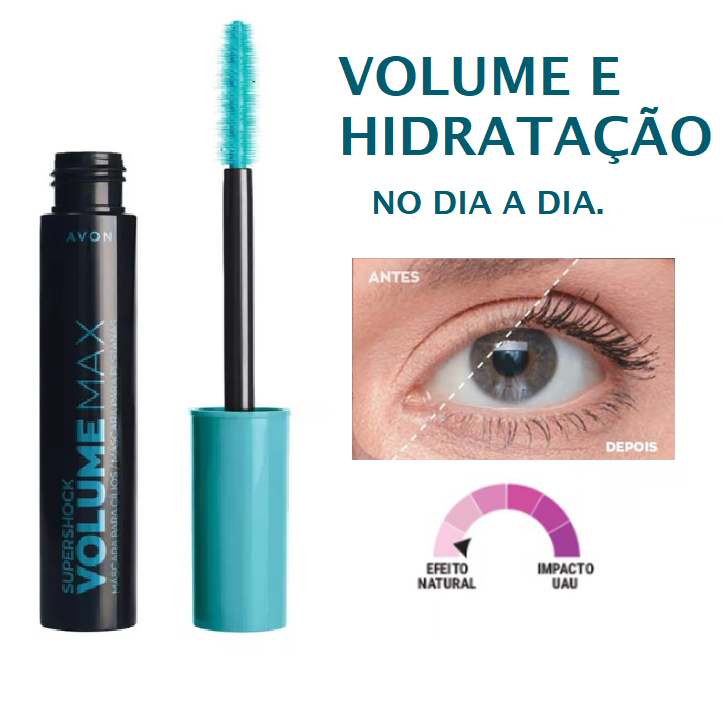 Máscara para Cílios Supershock Volume Max - Avon 10g | Shopee Brasil
