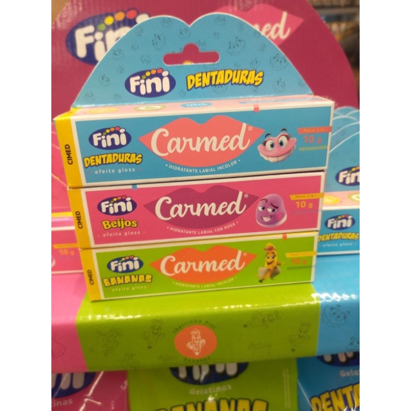 Hidratante Labial Carmed Fini Efeito Gloss 10g carmed | Shopee Brasil