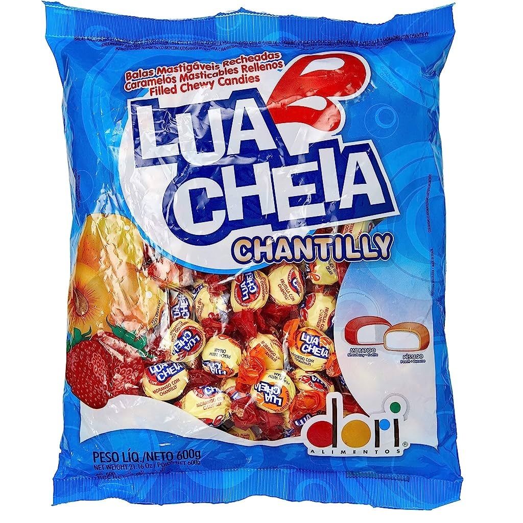 Bala Mastigável Lua Cheia 600g - Dori - Chantilly | Shopee Brasil