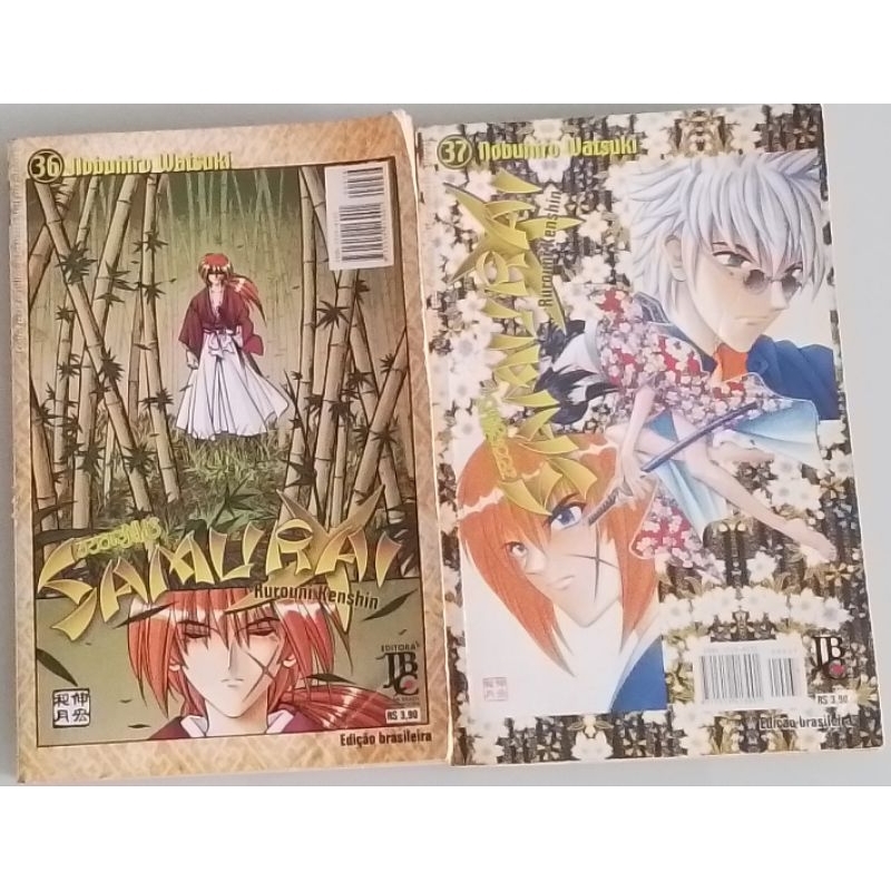 Samurai X (mangá) lote com 10 vol. | Shopee Brasil