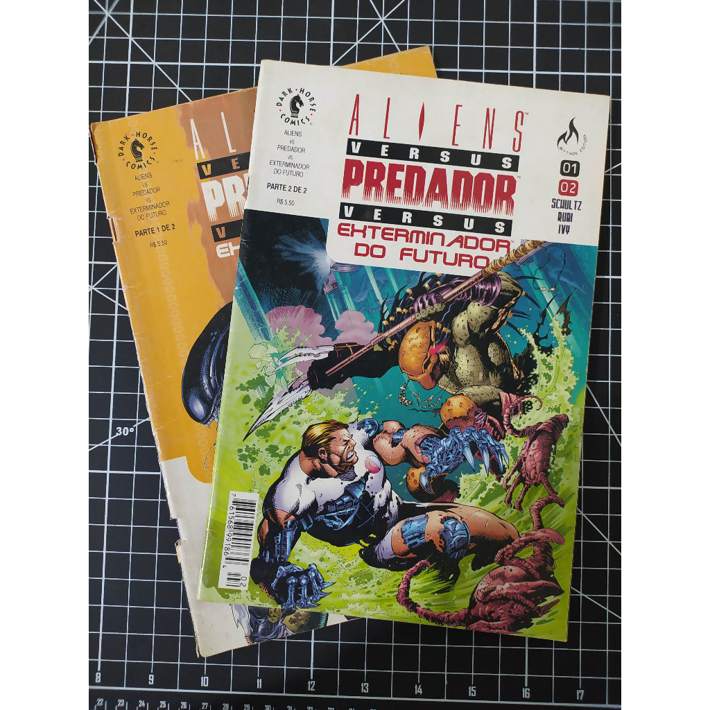 HQ Aliens vs. Predador vs. Exterminador do Futuro (Vol.1 e 2) Capa ...