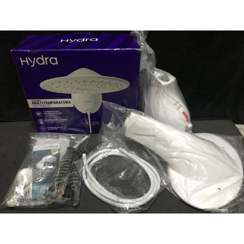 Chuveiro Hydra Multi Optima 8T 6800w e Ducha ND 220v 7700w | Shopee Brasil