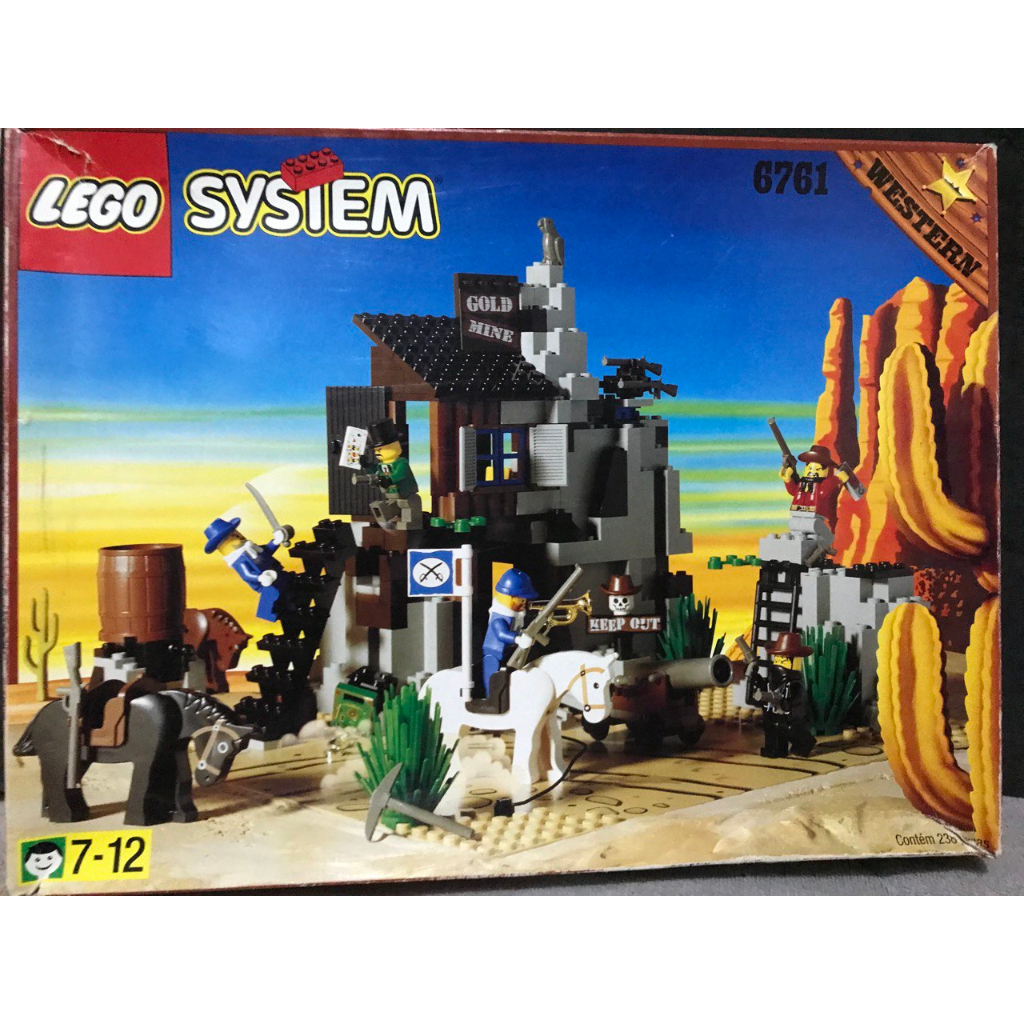 LEGO 6761 Bandit's Secret Hideout - ORIGINAL NACIONAL RARO COLECIONADOR ...