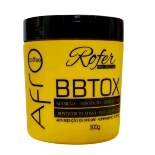 Botox Capilar Afro Coffe Rofer Profissional 500gr | Shopee Brasil