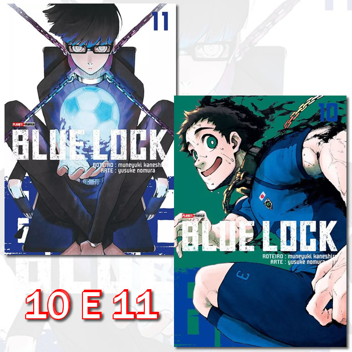 Blue Lock 10 e 11! Mangá Panini! Novo E Lacrado! | Shopee Brasil