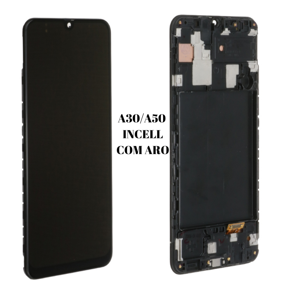 Tela Display Lcd Frontal Compatível A30 A305 A305fn Incell Com Aro / A50 A505 Incell Com Aro ...