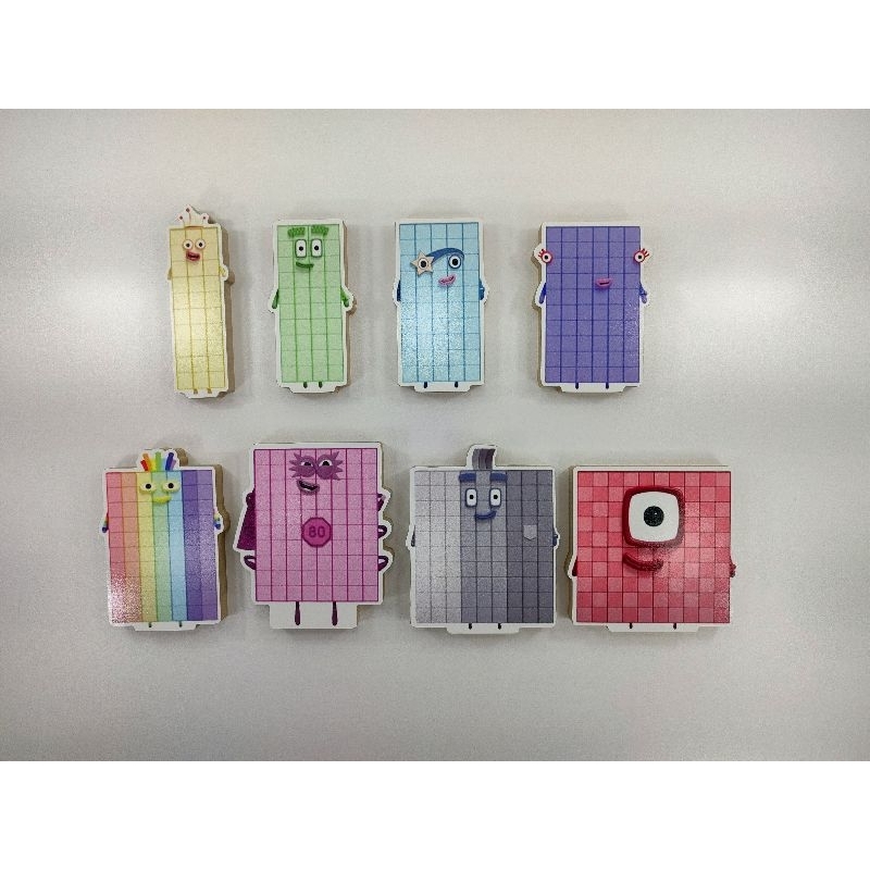 Numberblocks Personagens 21 ao 30 + 40, 50, 60, 70, 80, 90 e 100 ...