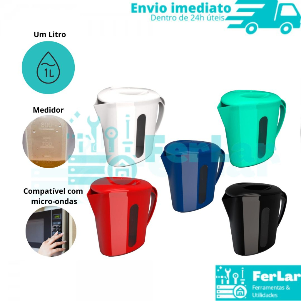Leiteira Garrafa Jarra Térmica Bule Café Leite Chá, Cafe, 1 L Branca ...