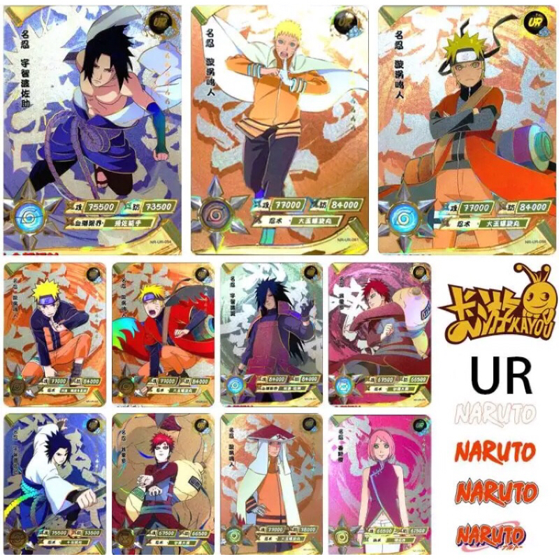 Naruto Shippuden Kayou Card Game UR TCG Original Importado Raro cartinhas figurinha carta ninja ...