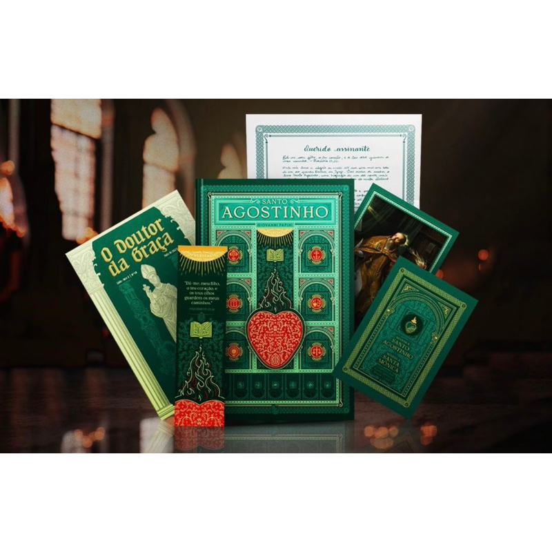 Box Santo Agostinho | Minha Biblioteca Católica (MBC) | Shopee Brasil